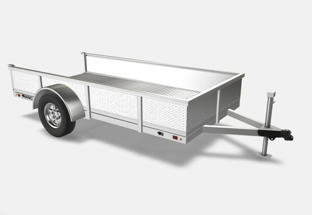 6 x 14 Open Aluminum Utility Trailer - No More Rust - Manufacturer Direct