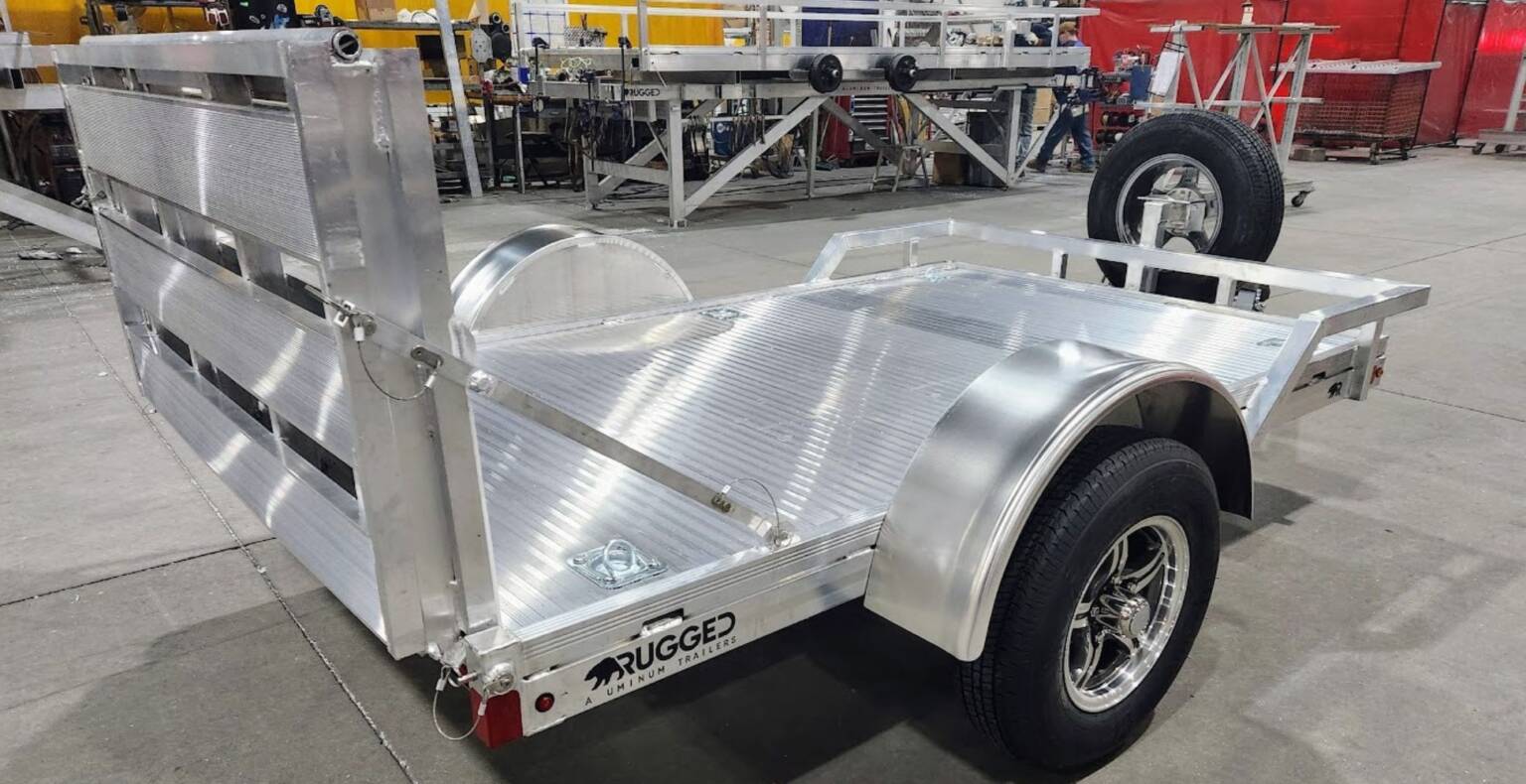 5 x 10 Open Utility Trailer - Heavy Duty Aluminium Utility Trailer