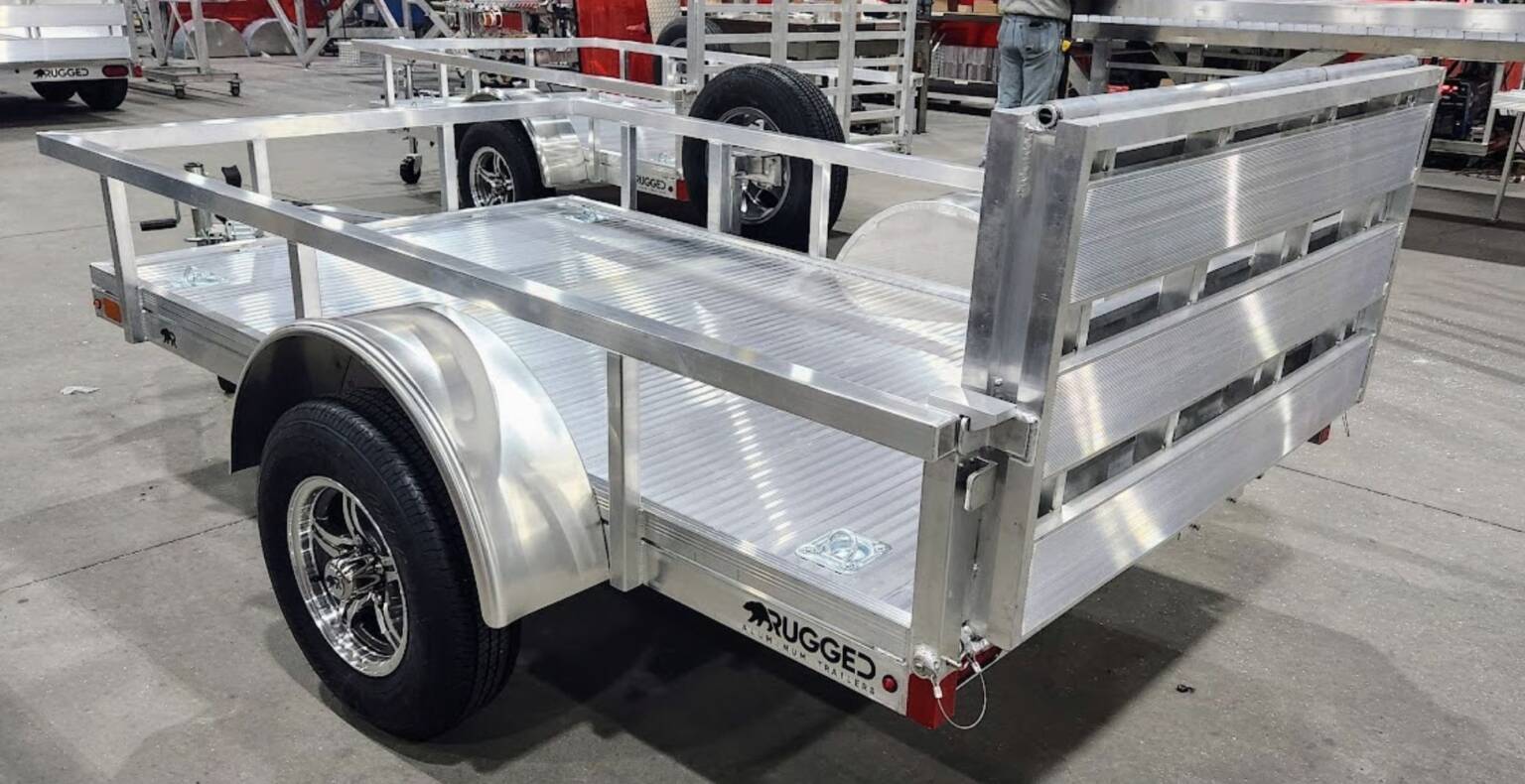 5 x 8 Open Utility Trailer | Rugged Aluminum Trailers