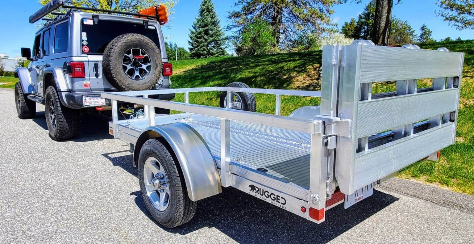 5 x 8 Open Utility Trailer | Rugged Aluminum Trailers