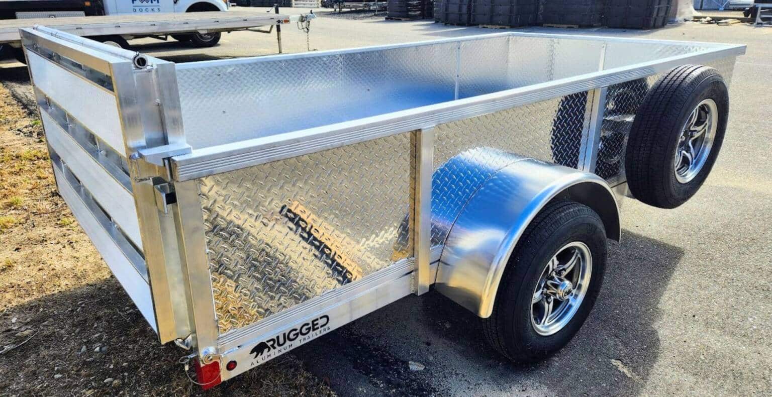 5 x 8 Open Utility Trailer | Rugged Aluminum Trailers