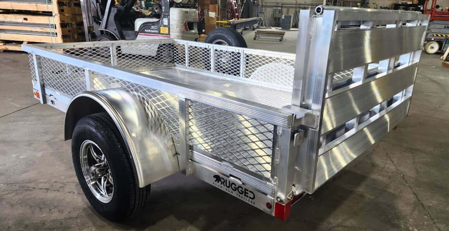 5 x 10 Open Utility Trailer - Heavy Duty Aluminium Utility Trailer
