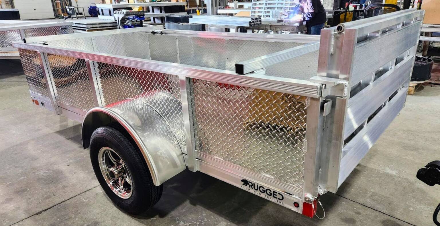5 x 10 Open Utility Trailer - Heavy Duty Aluminium Utility Trailer