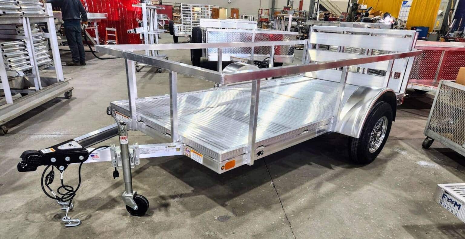 5 x 10 Open Utility Trailer - Heavy Duty Aluminium Utility Trailer