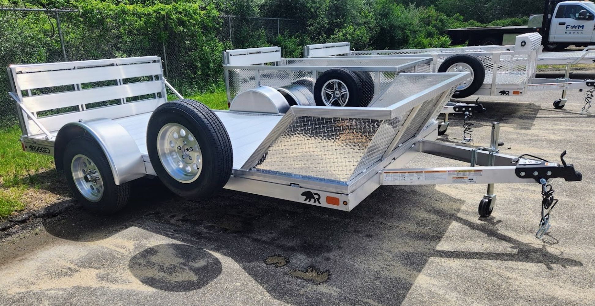 6 x 14 Open Aluminum Utility Trailer - No More Rust - Manufacturer Direct