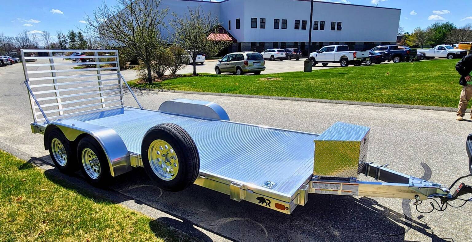 6.5' x 12' Tandem Axle Trailer - Rugged Aluminum Trailers