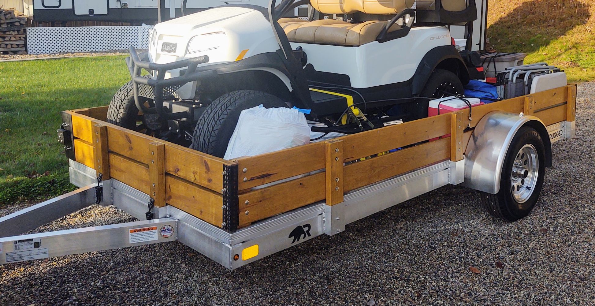 6 x 12 Rugged Aluminum Open Utility Trailer - Buying Manufacturer Direct