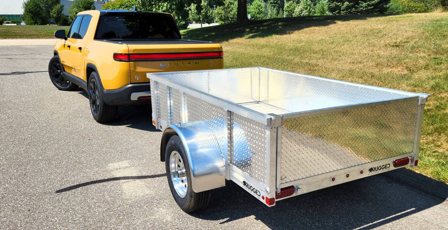 6 x 12 Rugged Aluminum Open Utility Trailer - Buying Manufacturer Direct