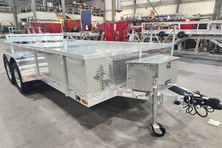 6.5’ x 18’ Tandem Axle Trailer - Rugged Aluminum Trailers