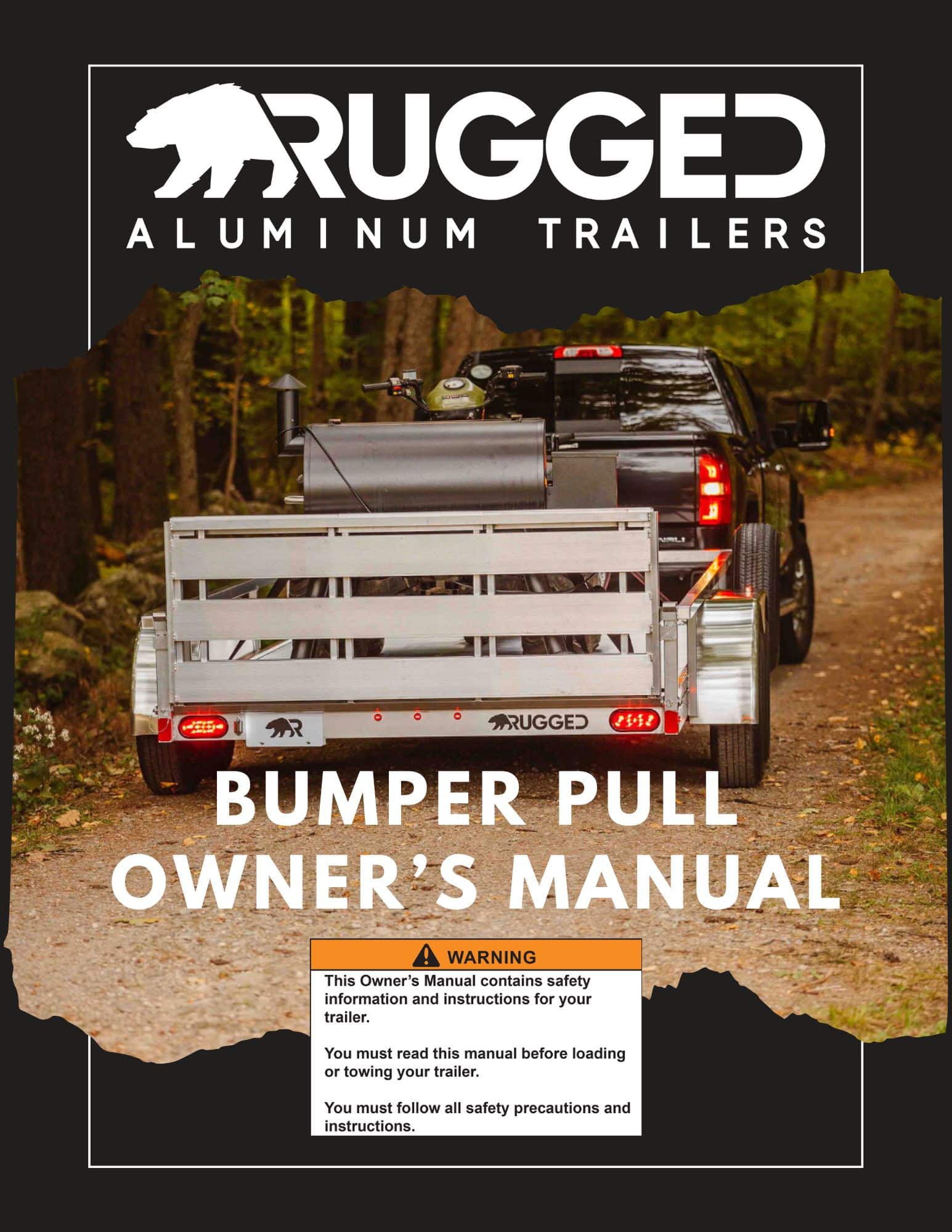Bumper Pull Owner's Manual | Rugged Aluminum Trailers